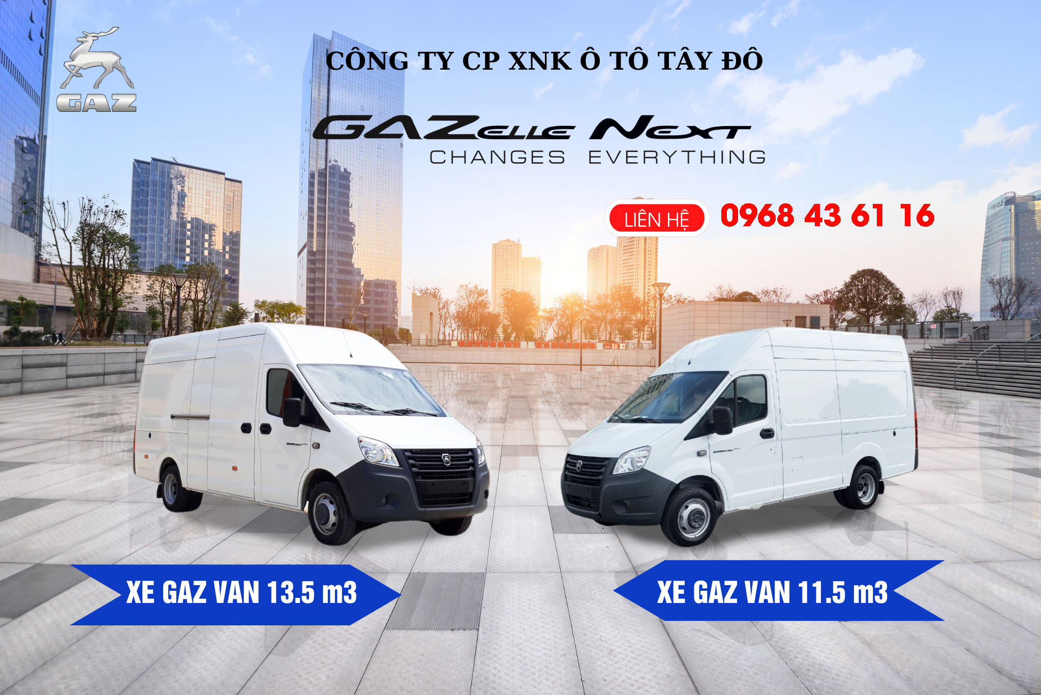 Đánh giá xe tải van gaz Gazelle NEXT của Nga - Gaz Tây Đô